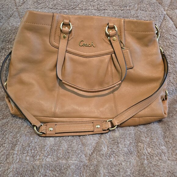 Coach | Bags | Coach Camel Colored Handbag | Poshmark